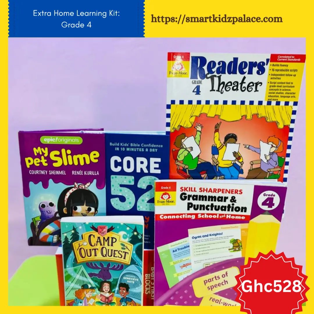 Extra Home Learning Kit For Grade 4 - Smart Kidz Palace Ecommerce