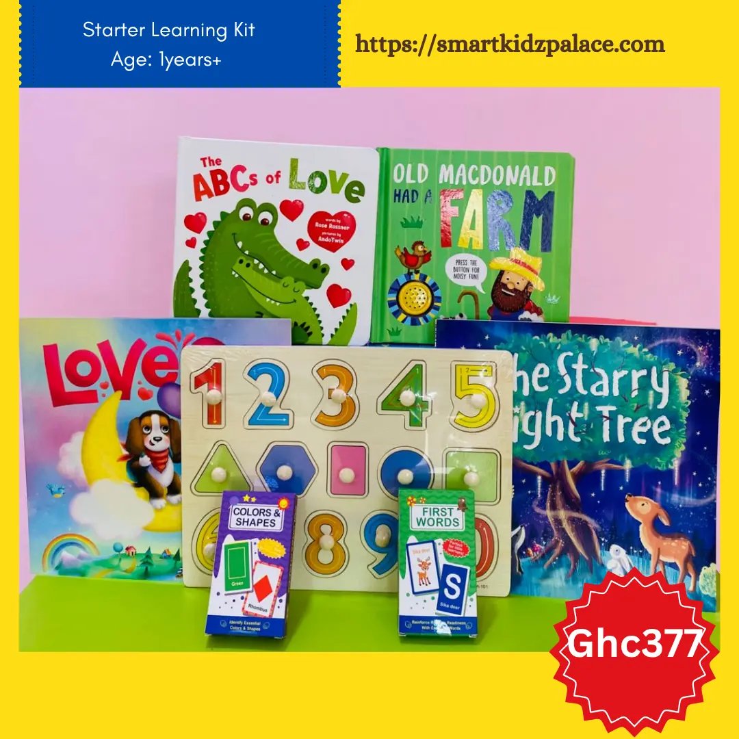 Starter Learning Kit Age 1year+ - Smart Kidz Palace Ecommerce