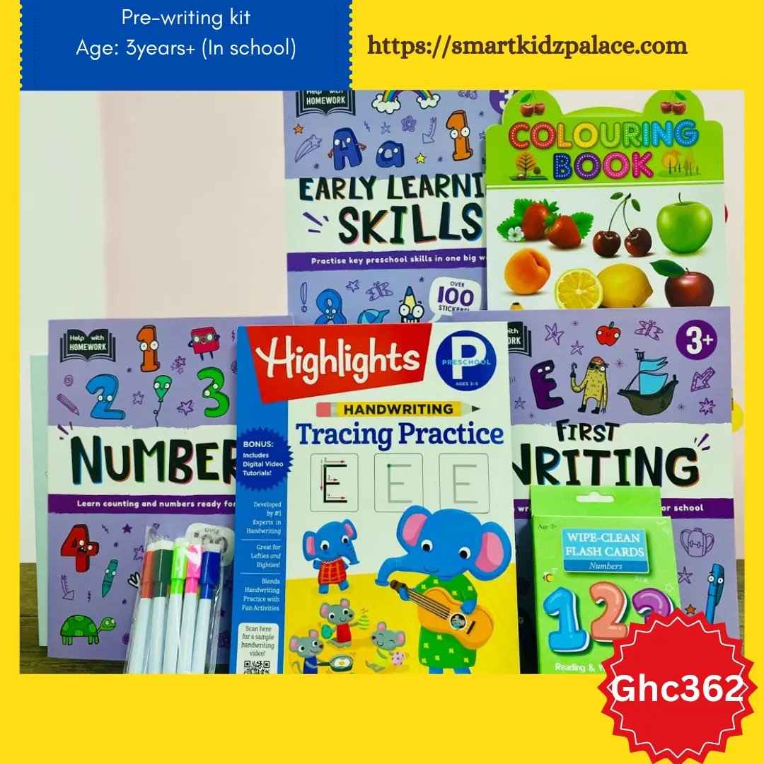 PRE-WRITING PRACTICE KIT FOR PRESCHOOL - Smart Kidz Palace Ecommerce