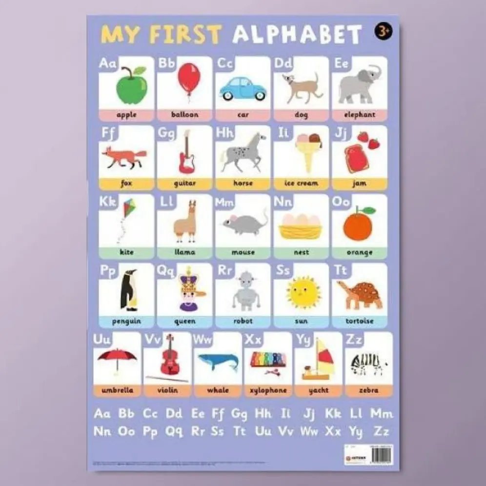 My First Alphabet Wall Chart - Smart Kidz Palace Ecommerce